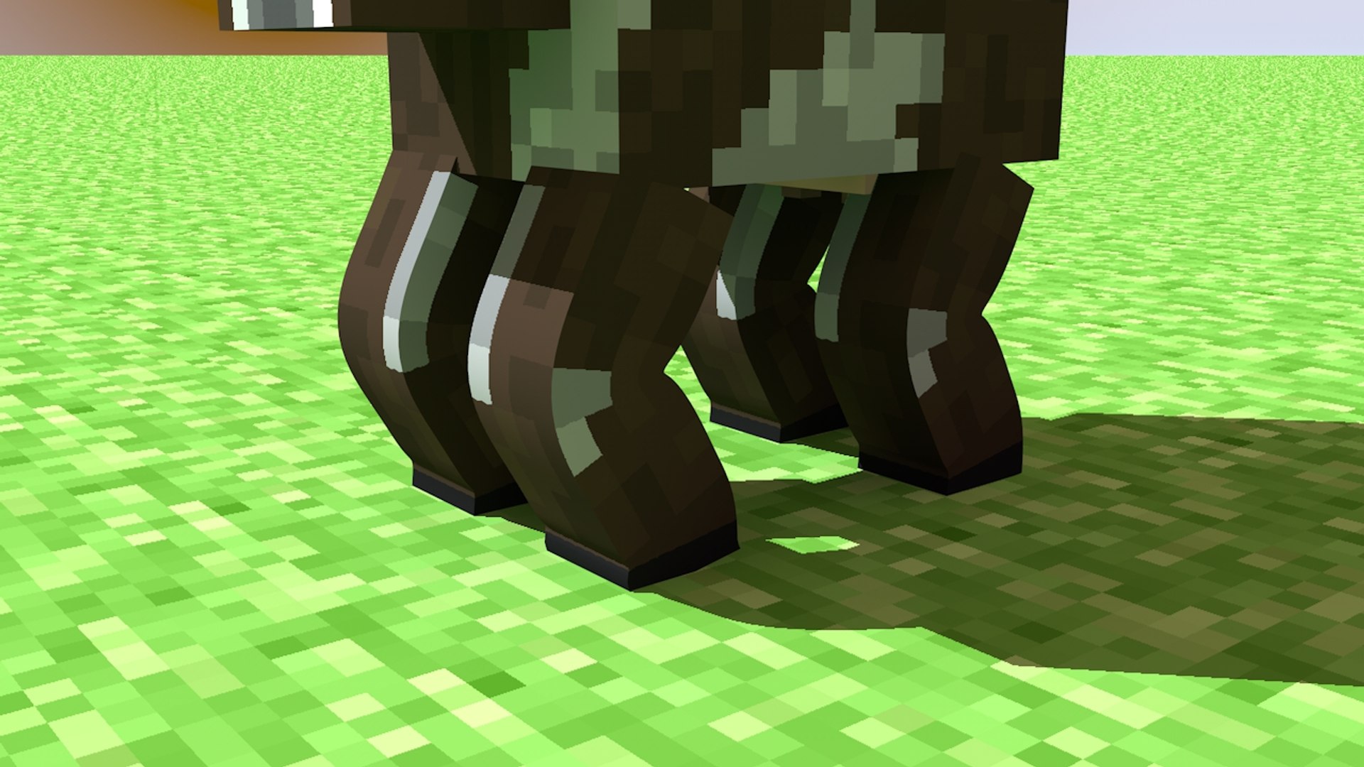 3d Model Cow Minecraft