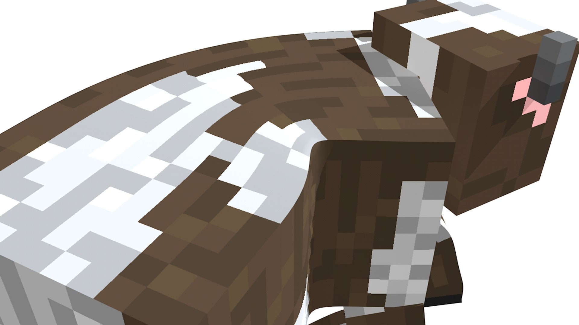 3d Model Cow Minecraft