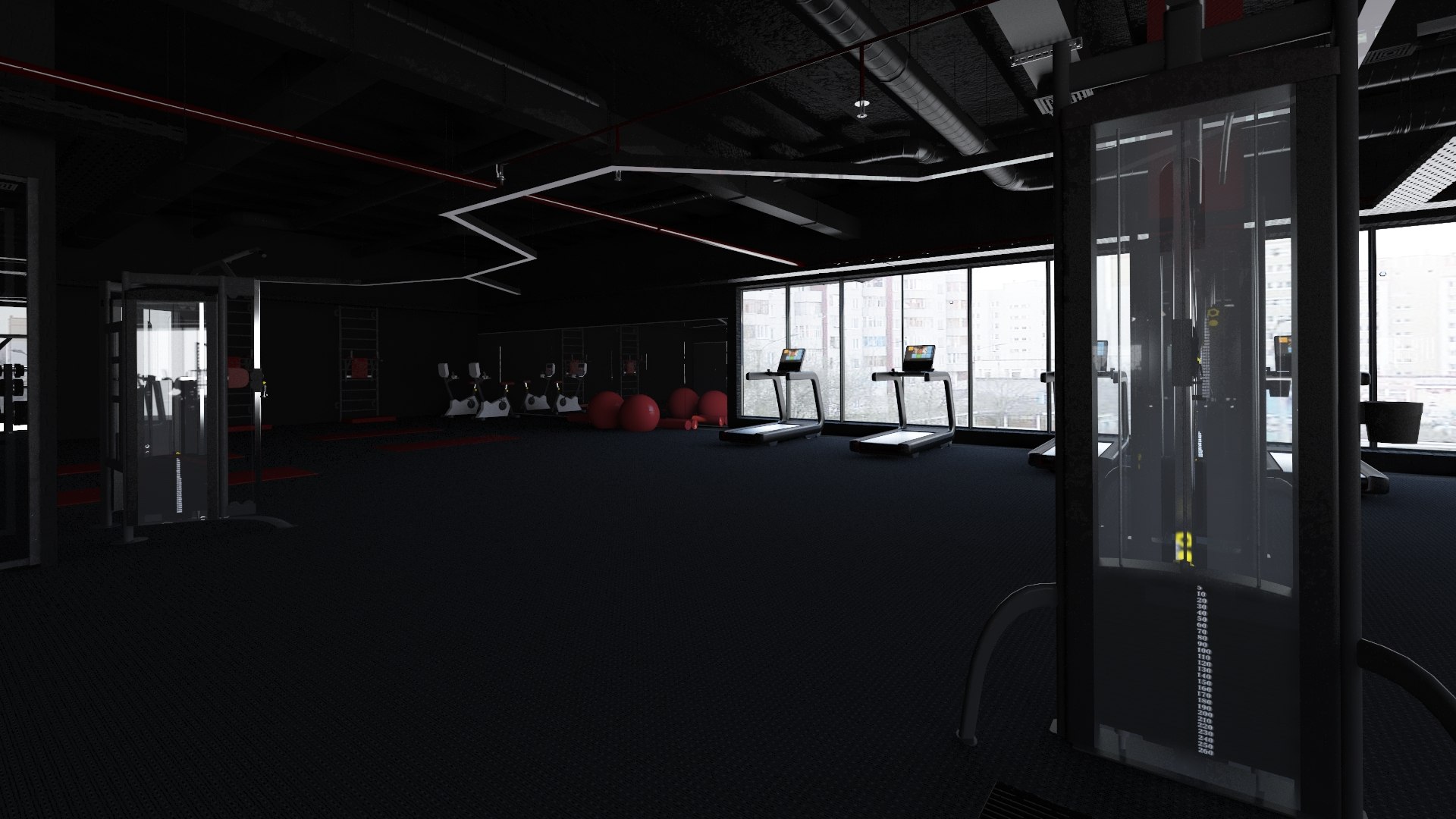 Gym 3D model - TurboSquid 2016917