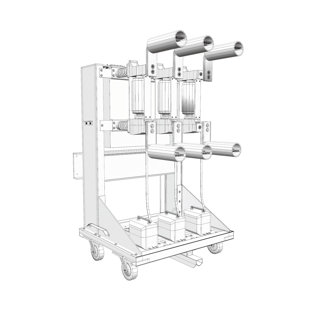 3D Electrical Trolly Model - TurboSquid 2172640