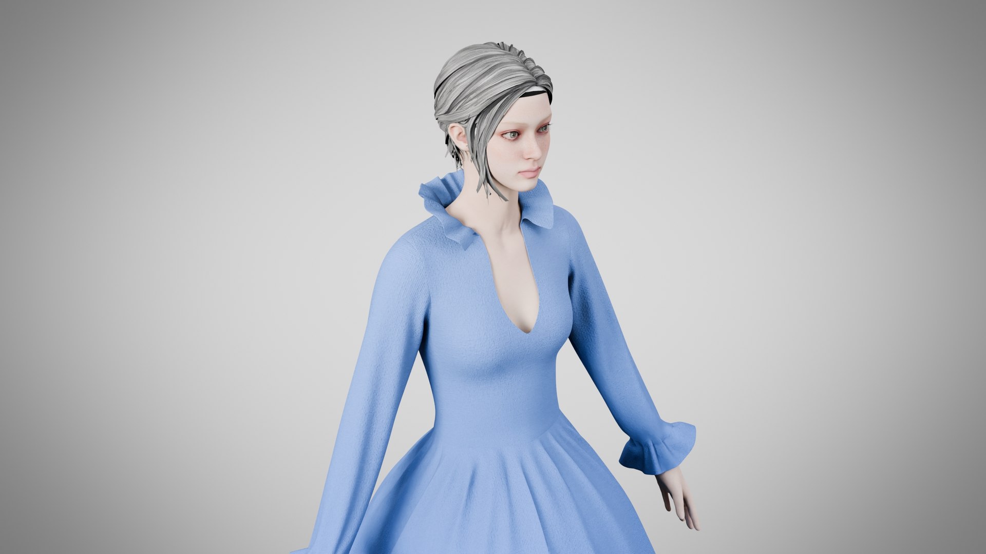 3D Dress 30 Little Boy Blue Model - TurboSquid 2486142