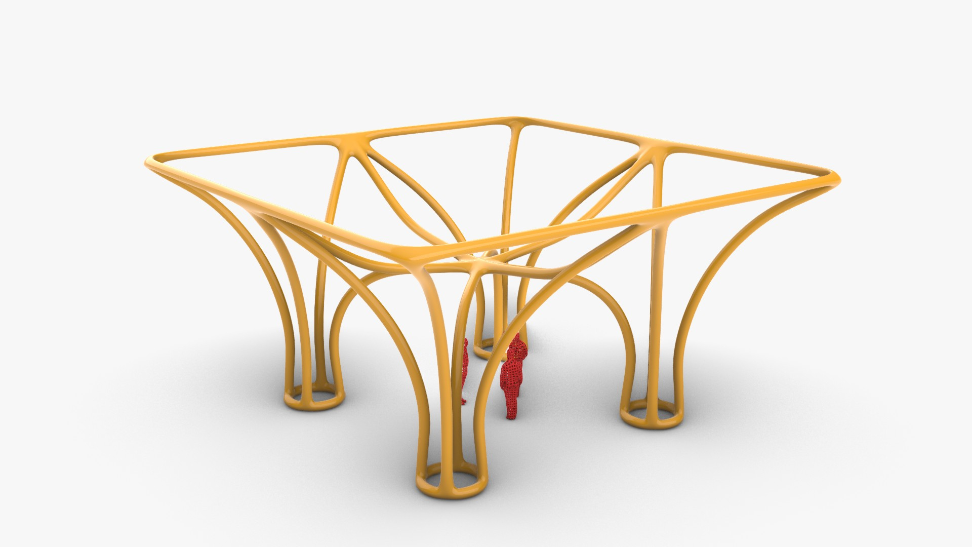 Organic Pavilion Parametric Structure 01 Model - TurboSquid 2422644