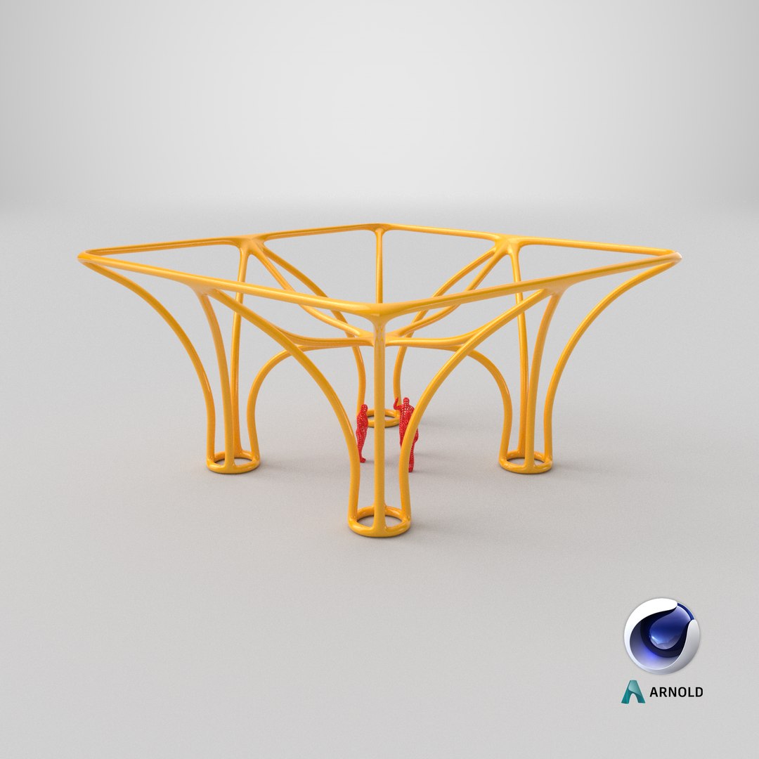 Organic Pavilion Parametric Structure 01 Model - TurboSquid 2422644