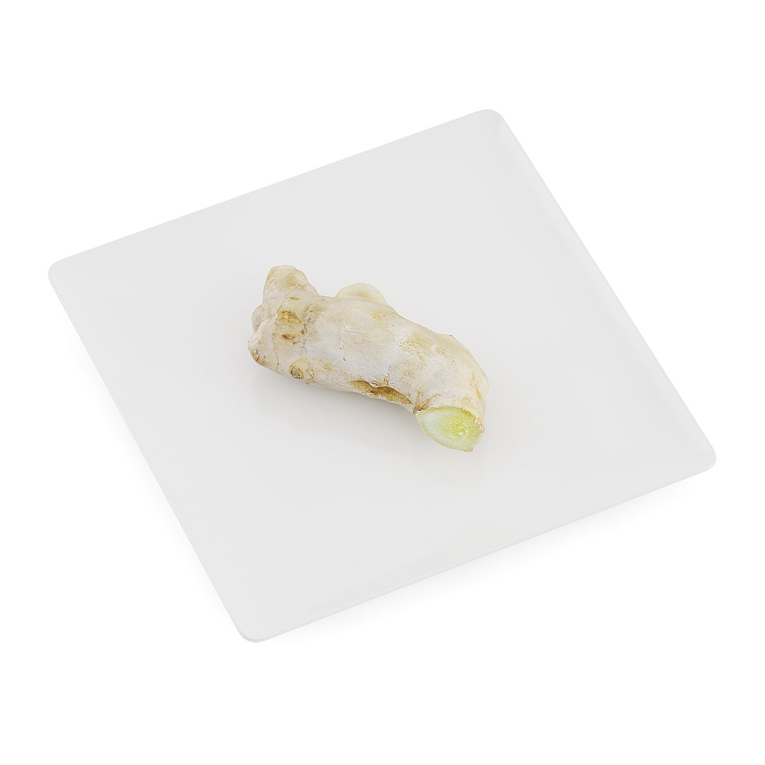 3d Ginger White Plate