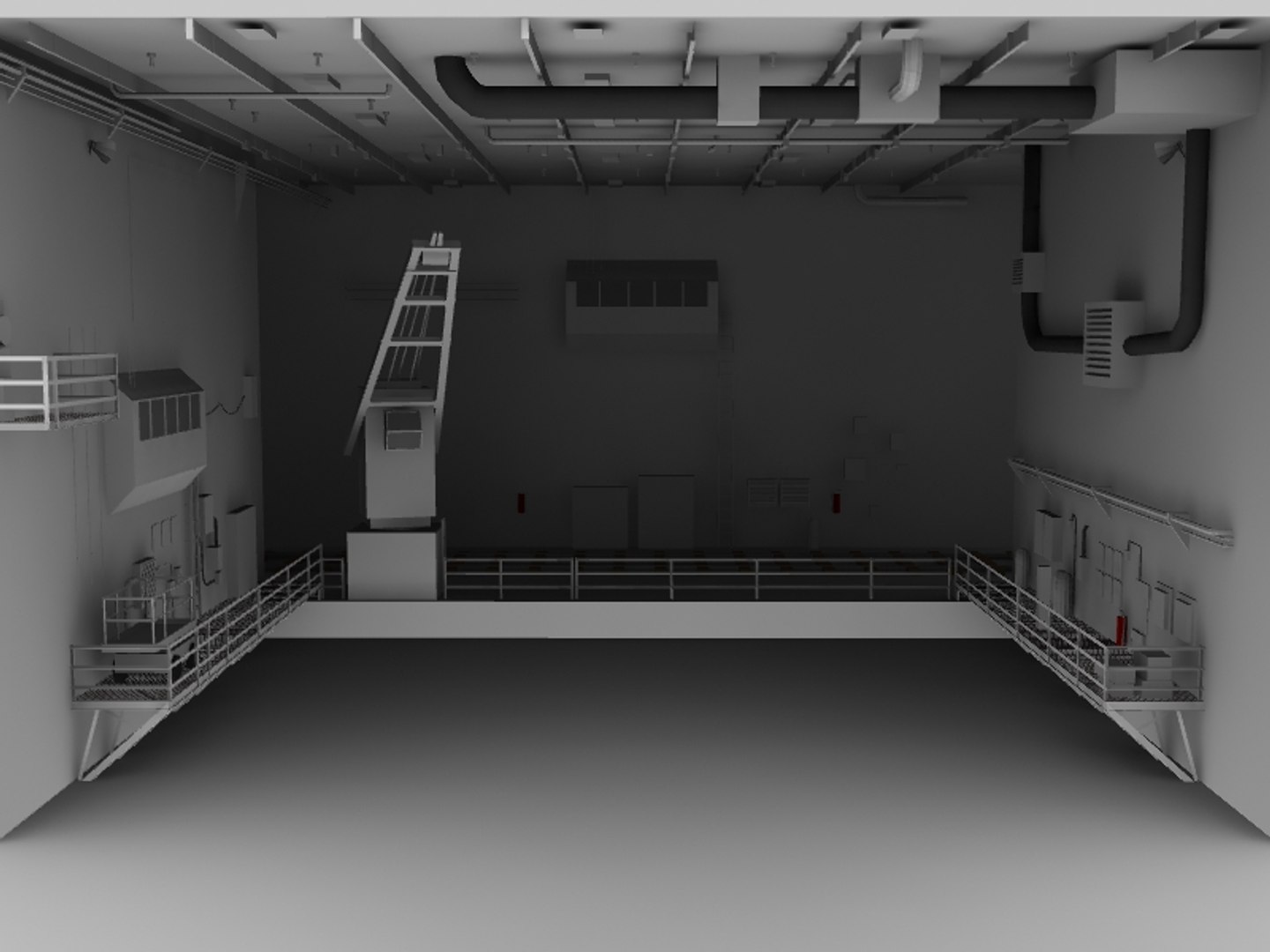 3d model docking hanger