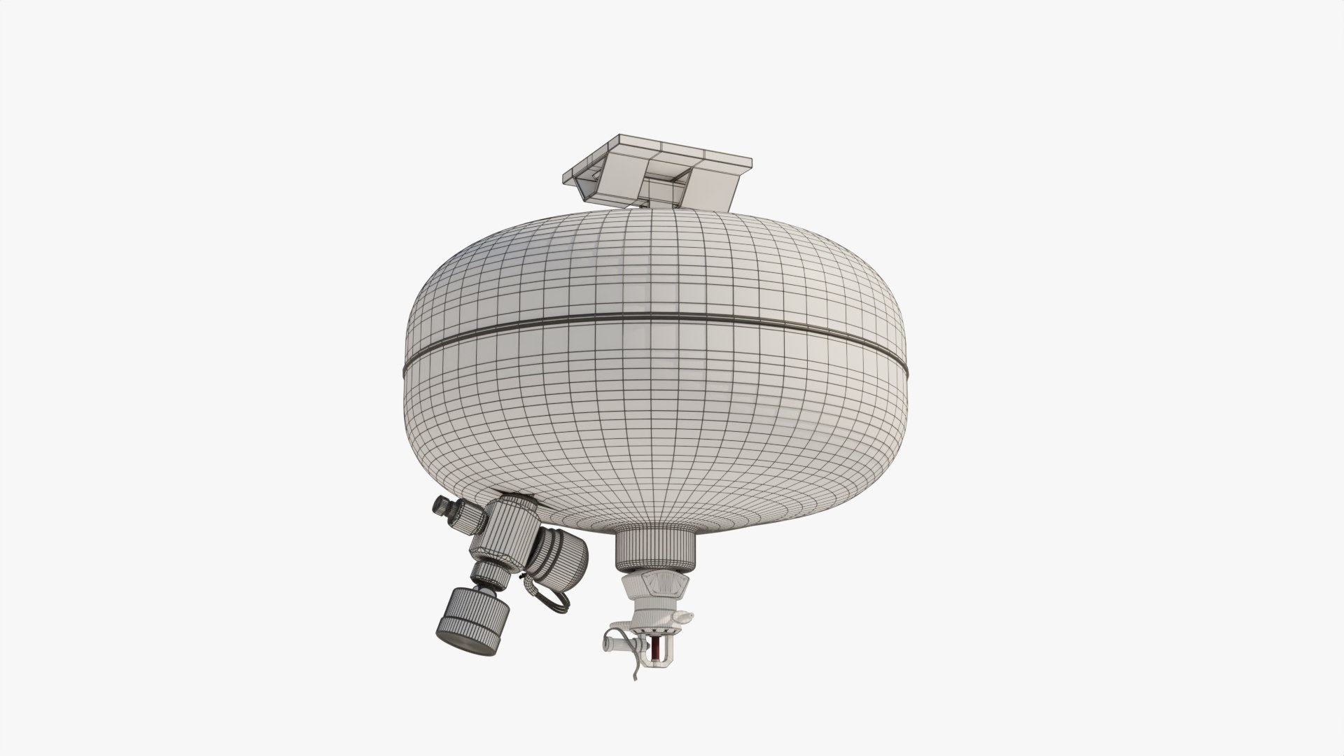 3D Gas Fire Extinguishing System Model - TurboSquid 1867065