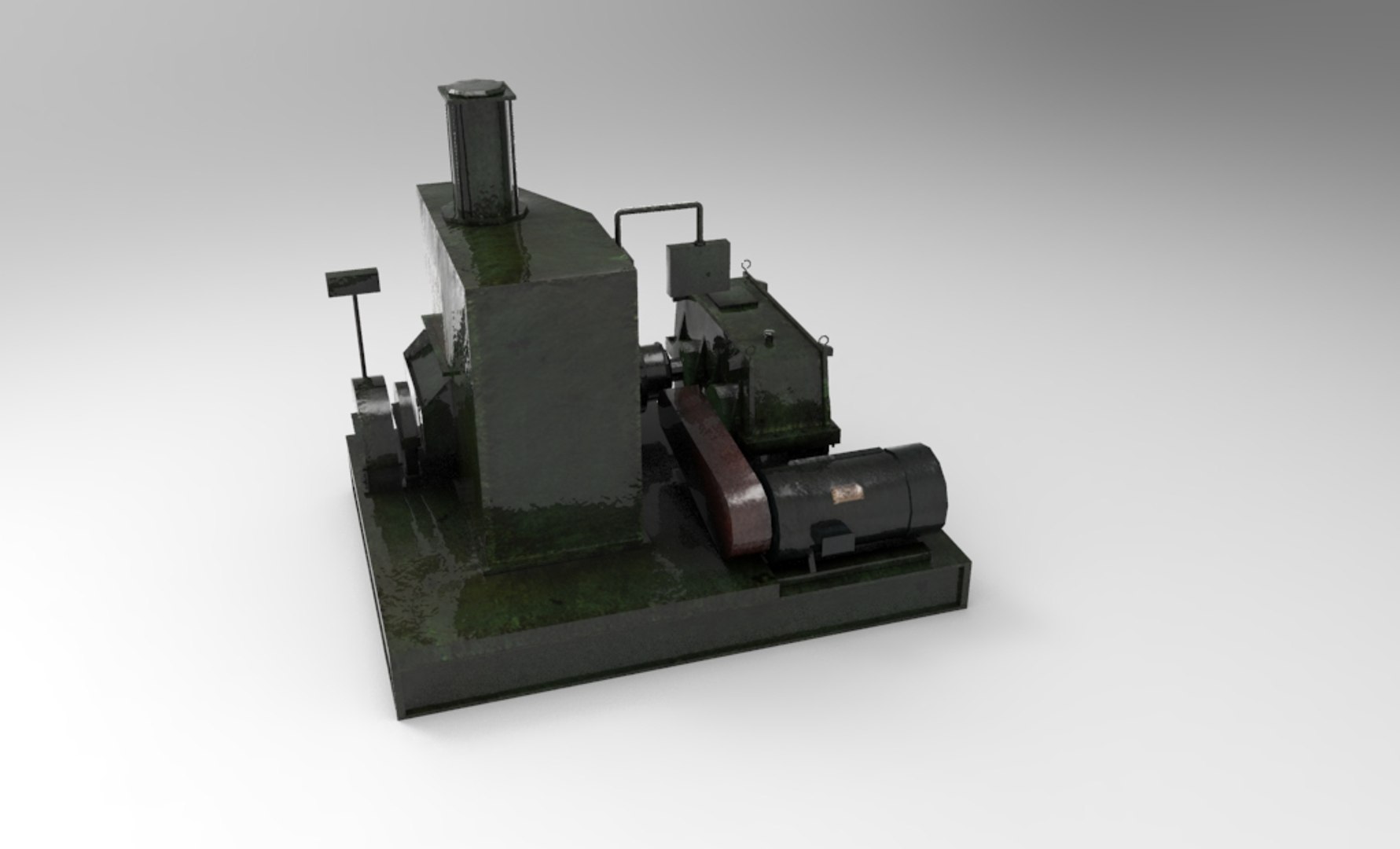 3d Model Industrial Mixing Machine