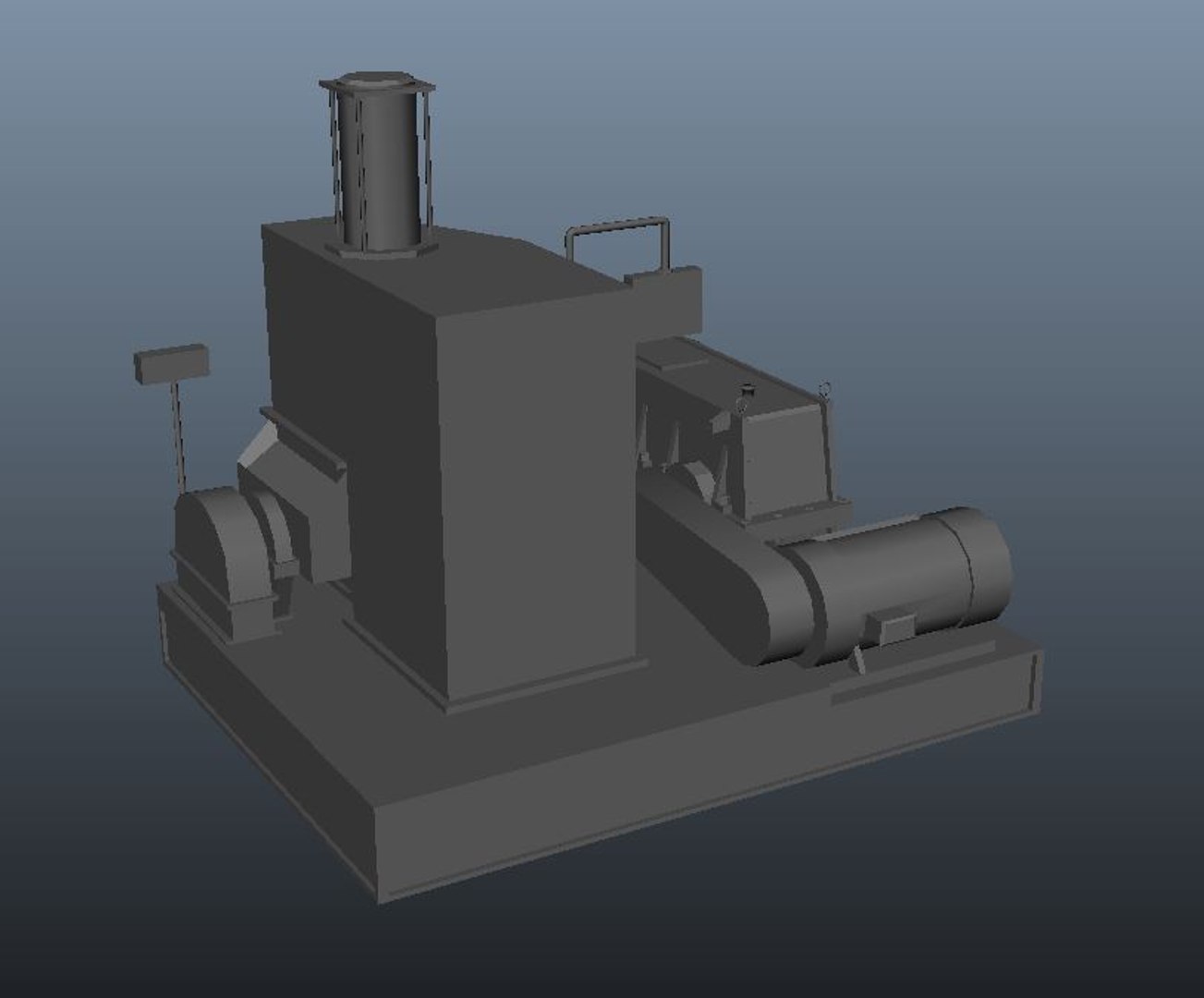3d Model Industrial Mixing Machine