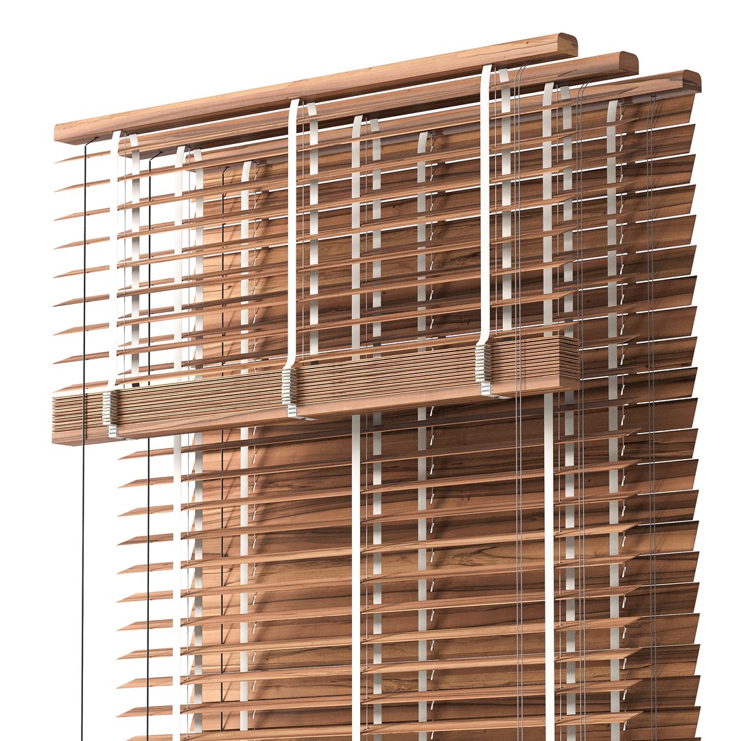 3D Wooden Blinds Set 29 - TurboSquid 2240730