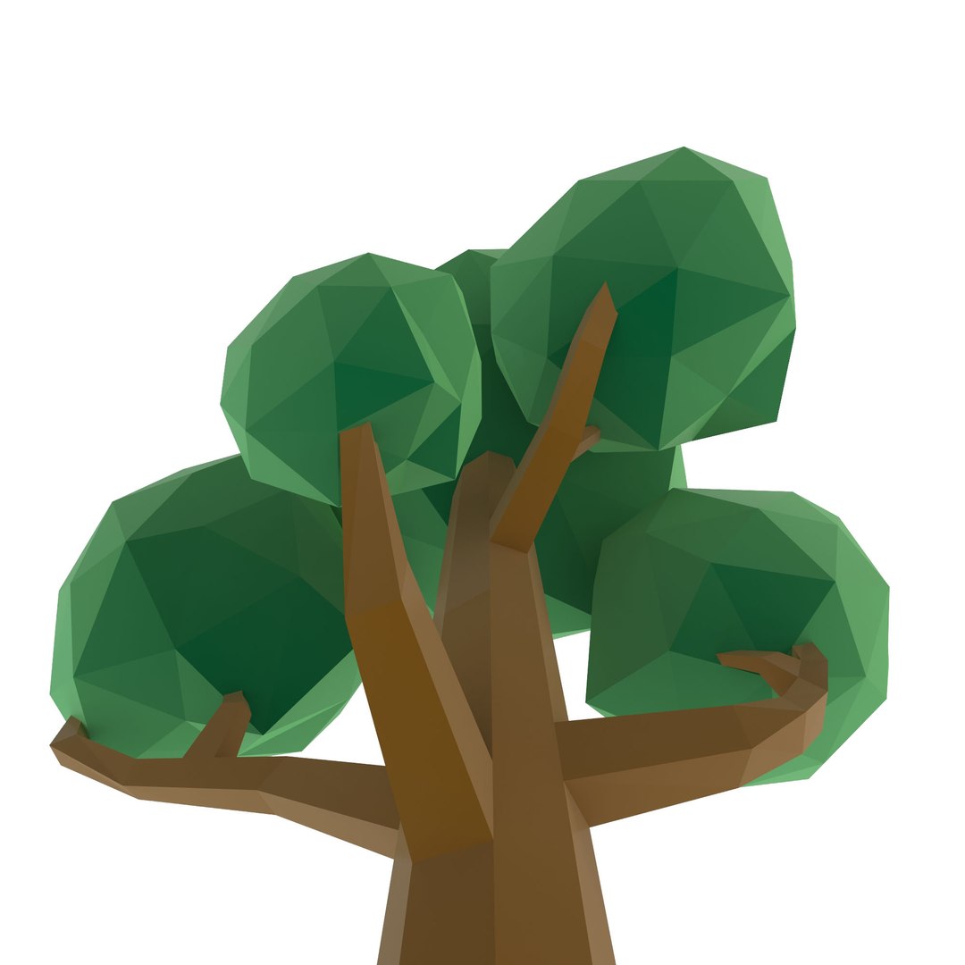 3d Cartoon Trees Forest Pack
