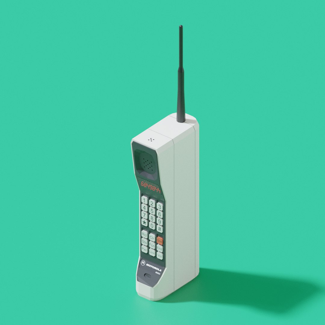 Dynatac 8000x 3D Model - TurboSquid 1553725