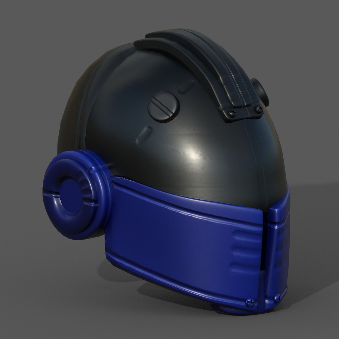 Gas mask helmet model - TurboSquid 1605723