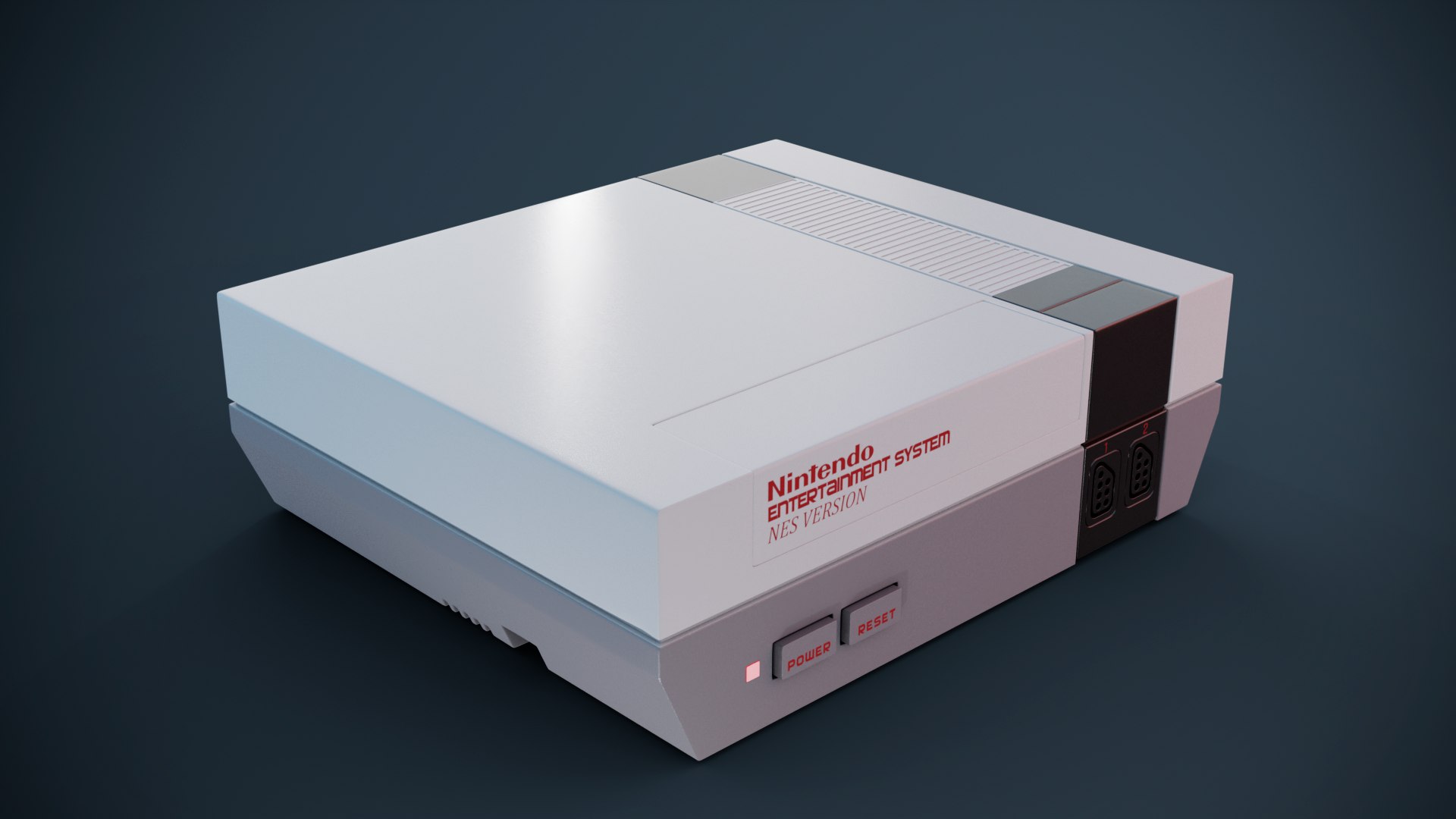 3D NES Nintendo controller and cassette subdivisions model - TurboSquid ...
