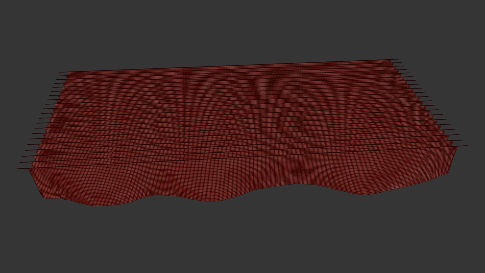 3D Decorative Fabric Ceiling 3 Model - TurboSquid 2283572