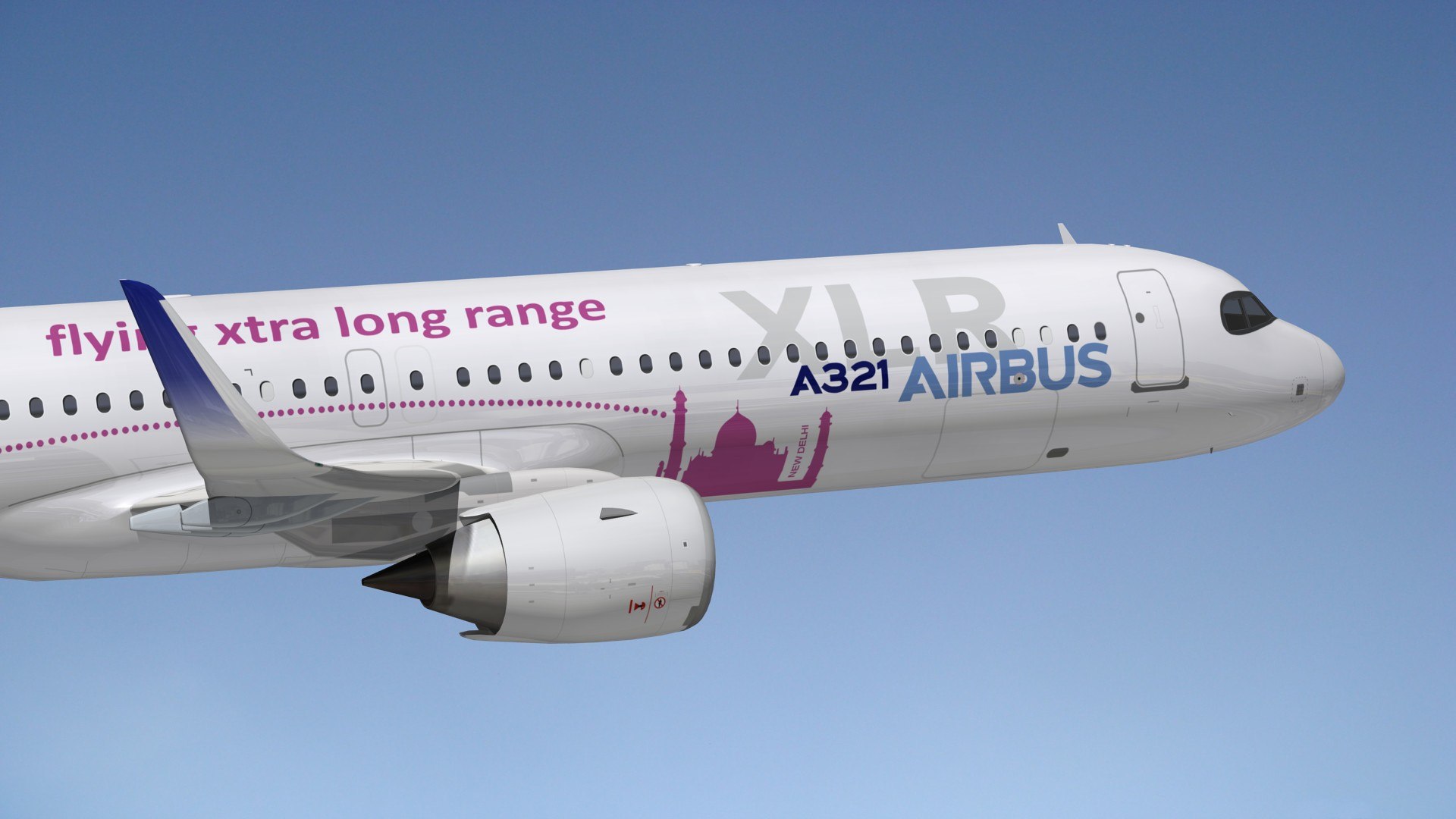 3D A321Neo XLR House Color - TurboSquid 2104711