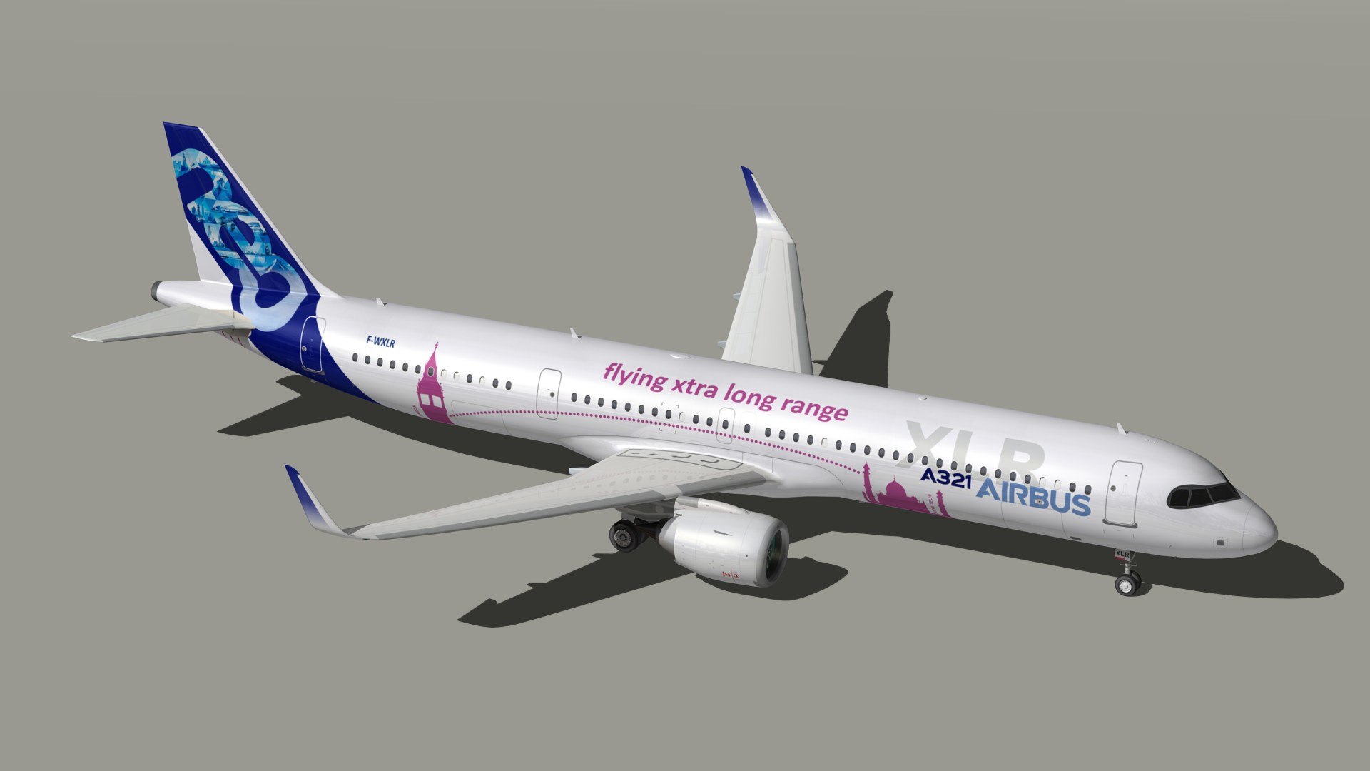 3D A321Neo XLR House Color - TurboSquid 2104711