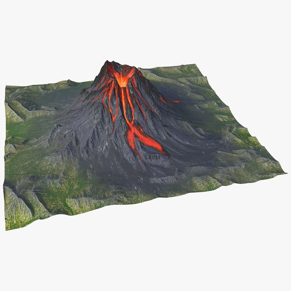 Dormant Volcano 3D model - TurboSquid 1999694