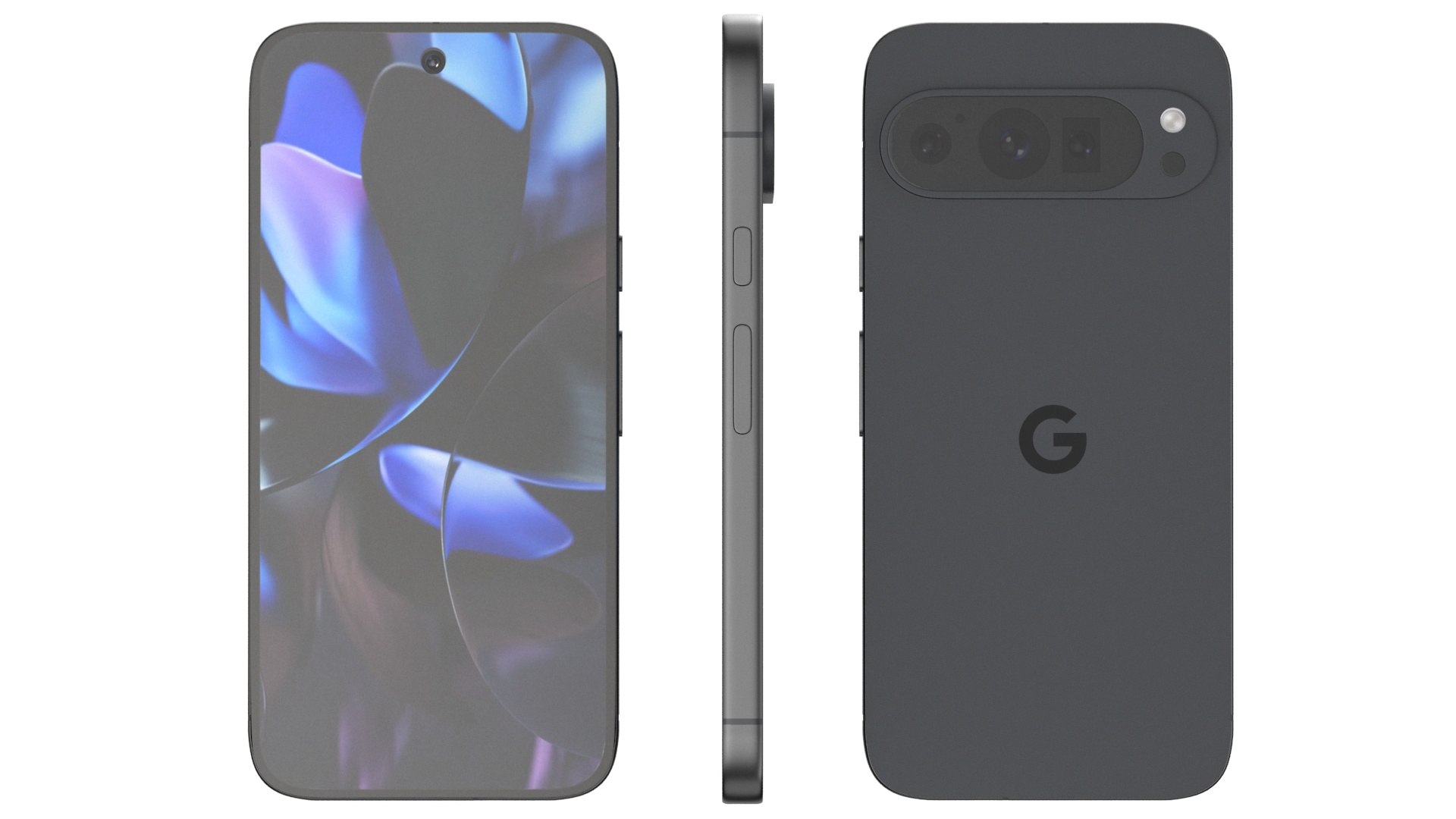 3D Google Pixel 9 Pro Obsidian Model - TurboSquid 2282633