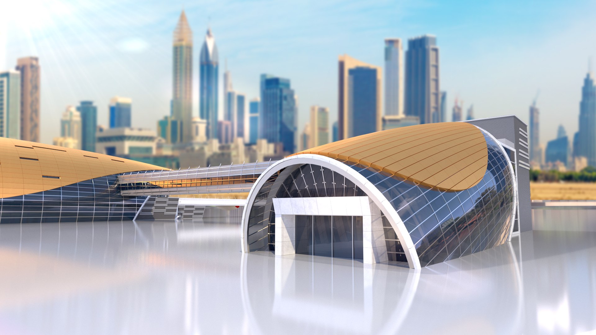 3D Dubai Metro Stations - TurboSquid 1551807