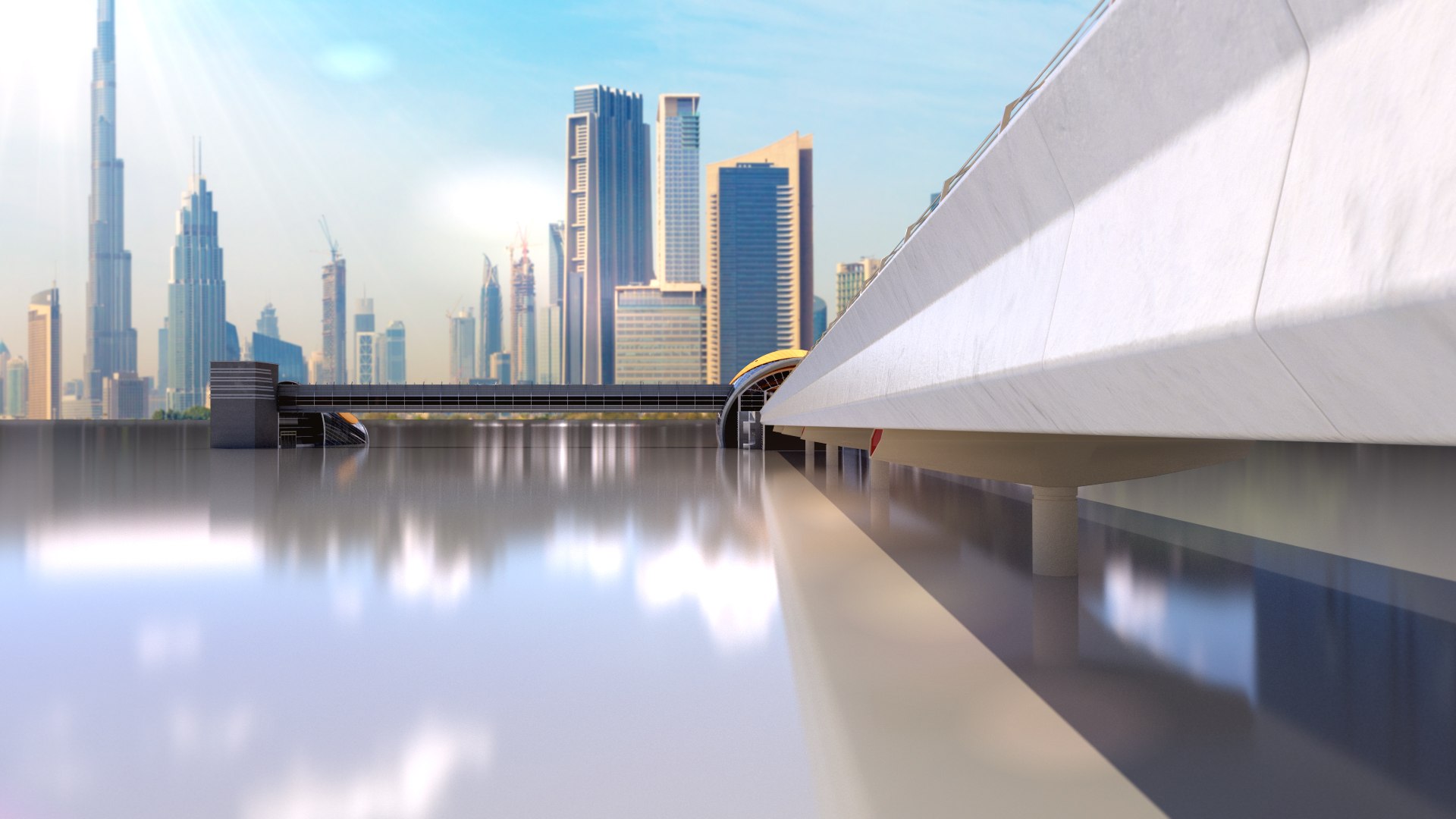 3D Dubai Metro Stations - TurboSquid 1551807
