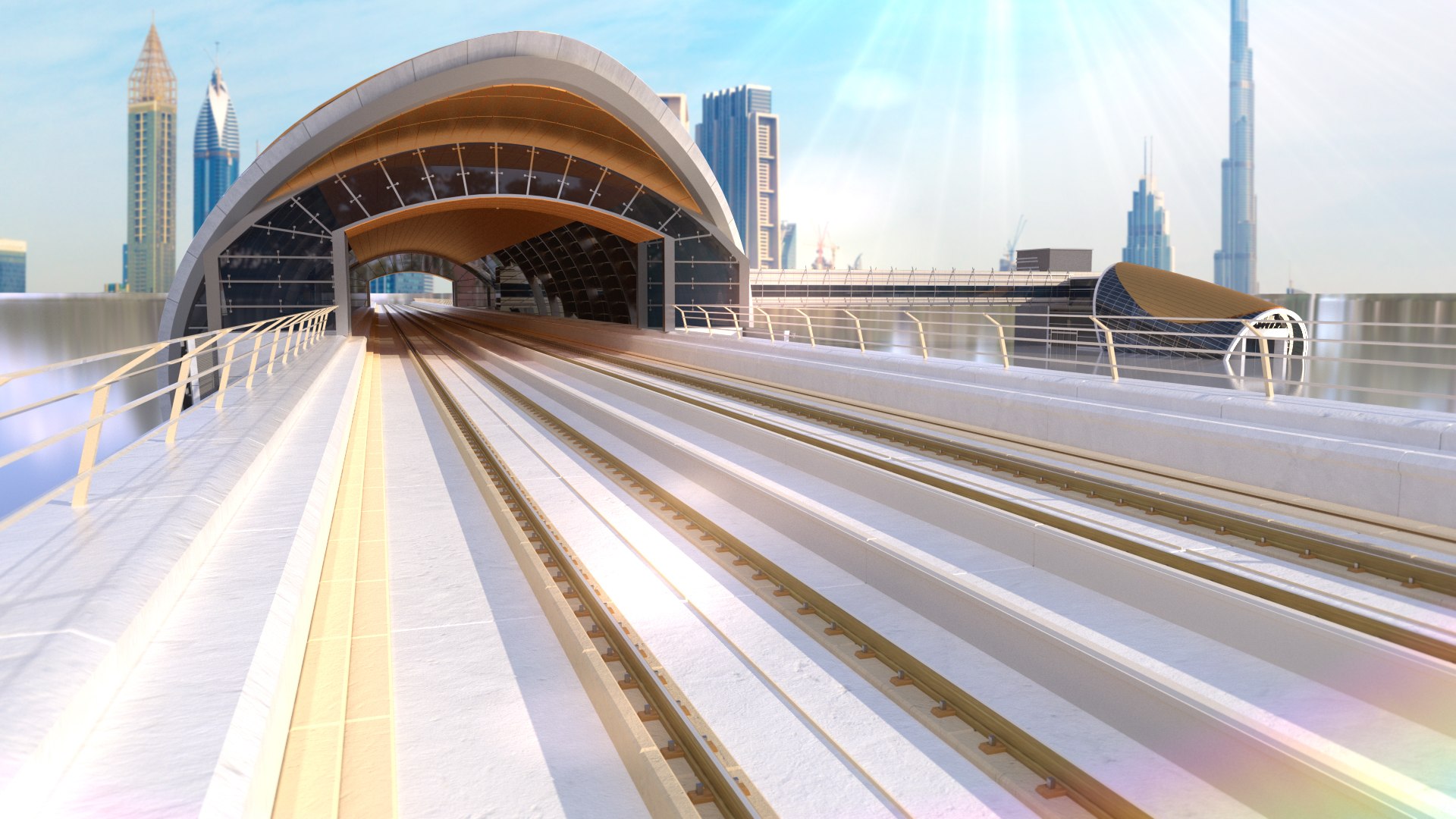 3D Dubai Metro Stations - TurboSquid 1551807