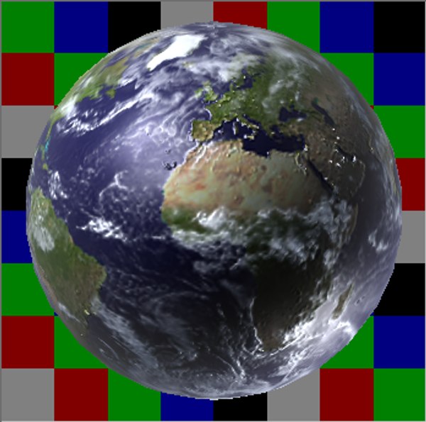 smooth unfolding animation earth 3d model