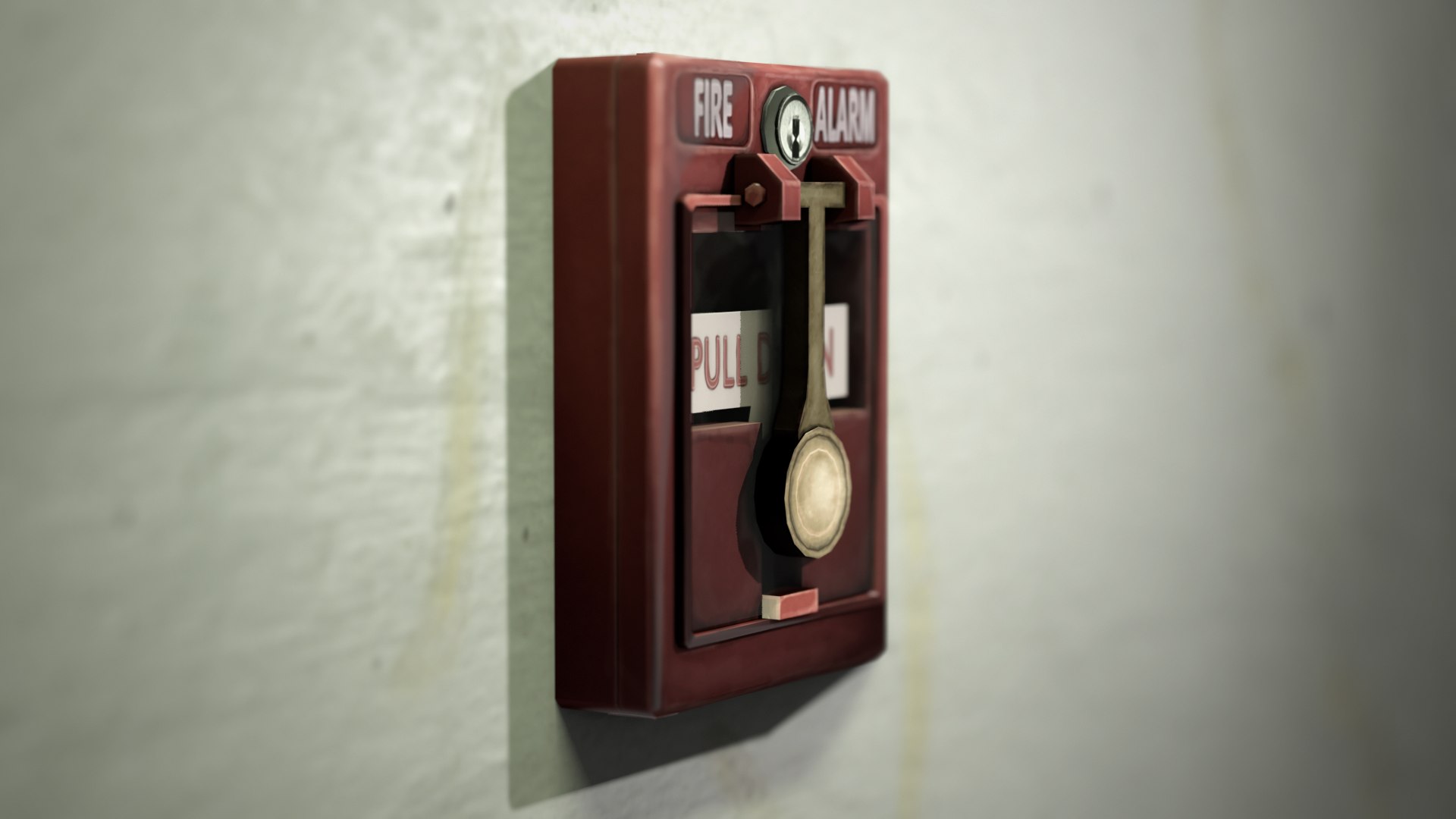 3D Fire Alarm Button Model - TurboSquid 2210475