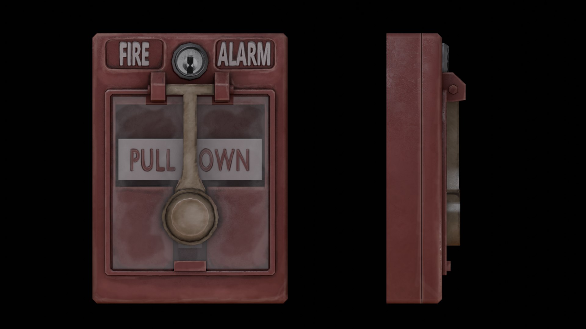 3D Fire Alarm Button Model - TurboSquid 2210475