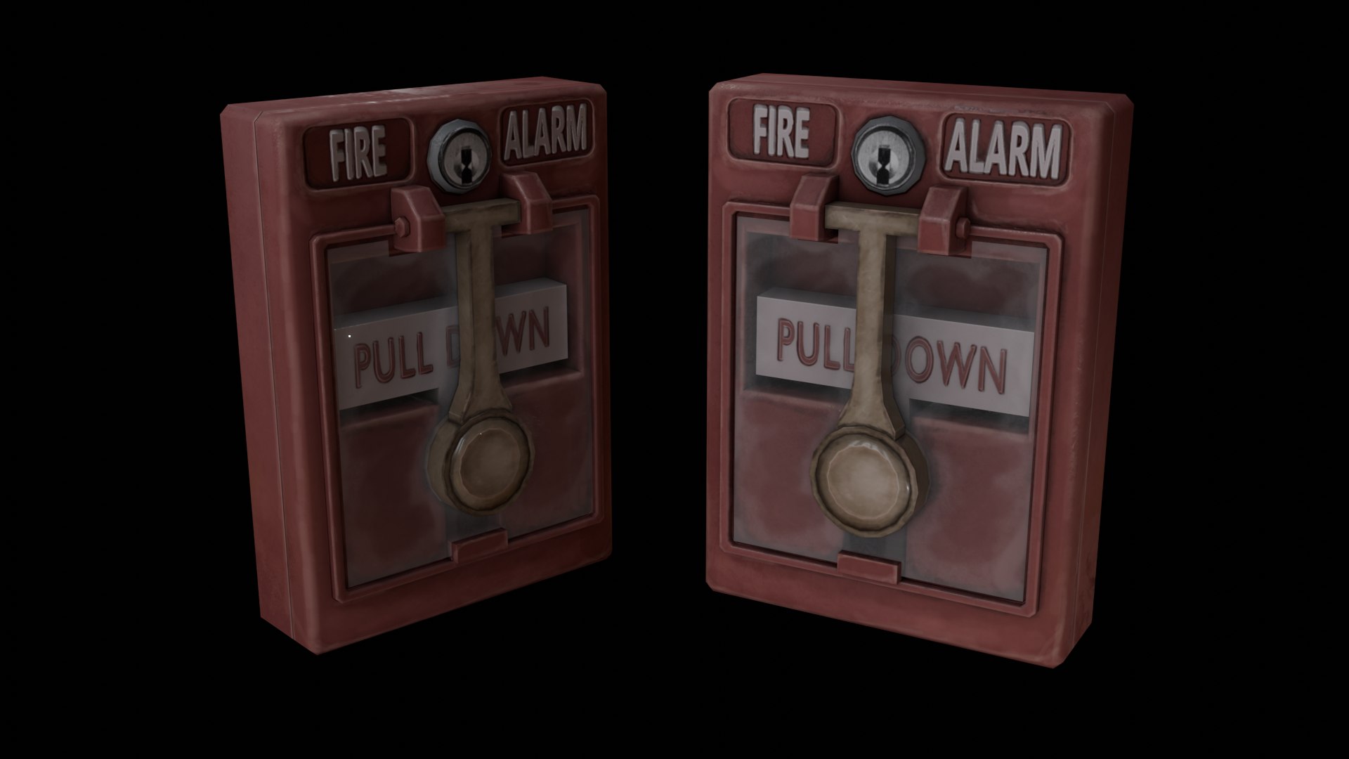 3D Fire Alarm Button Model - TurboSquid 2210475