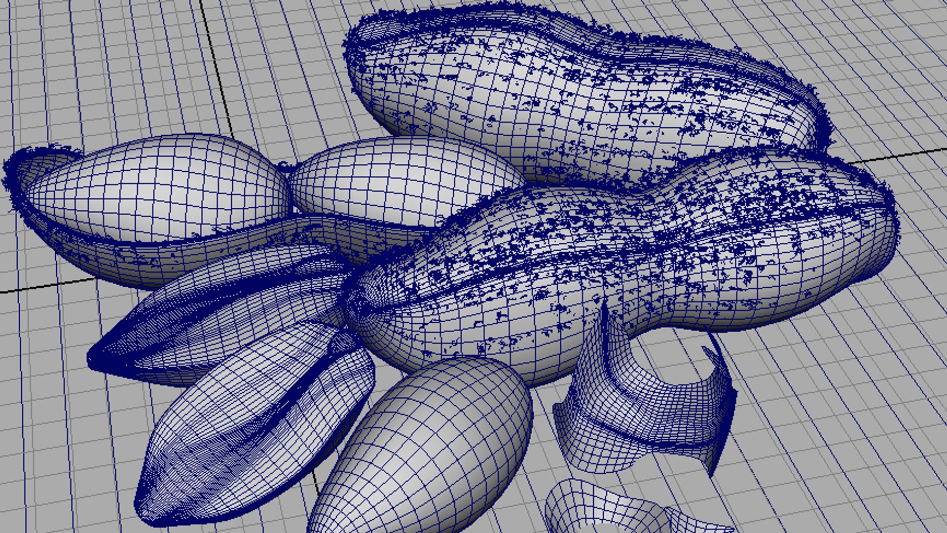 Realistic Peanut 3d Obj