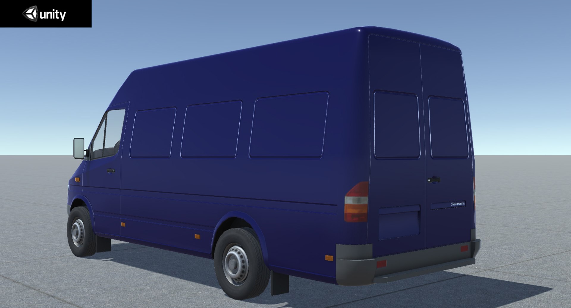 Mercedes Sprinter Cargo Van 3d 3ds