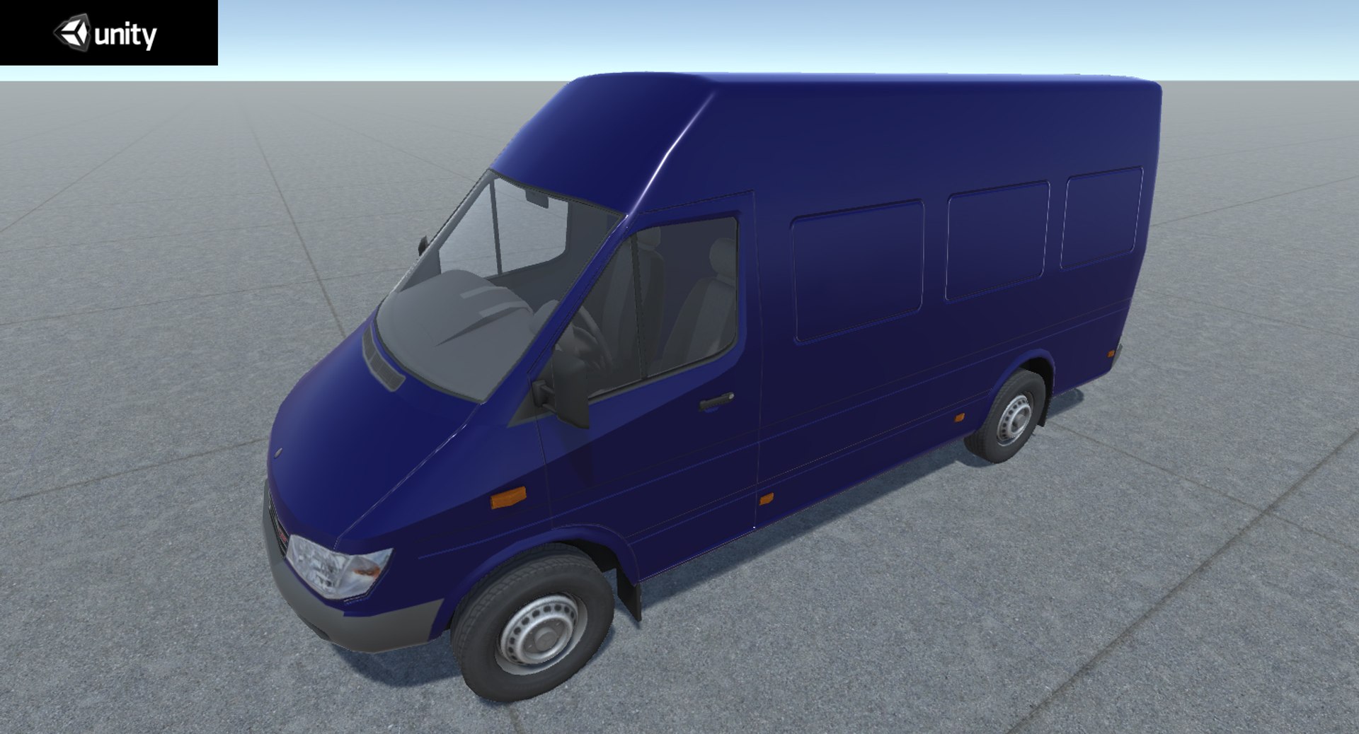 Mercedes Sprinter Cargo Van 3d 3ds