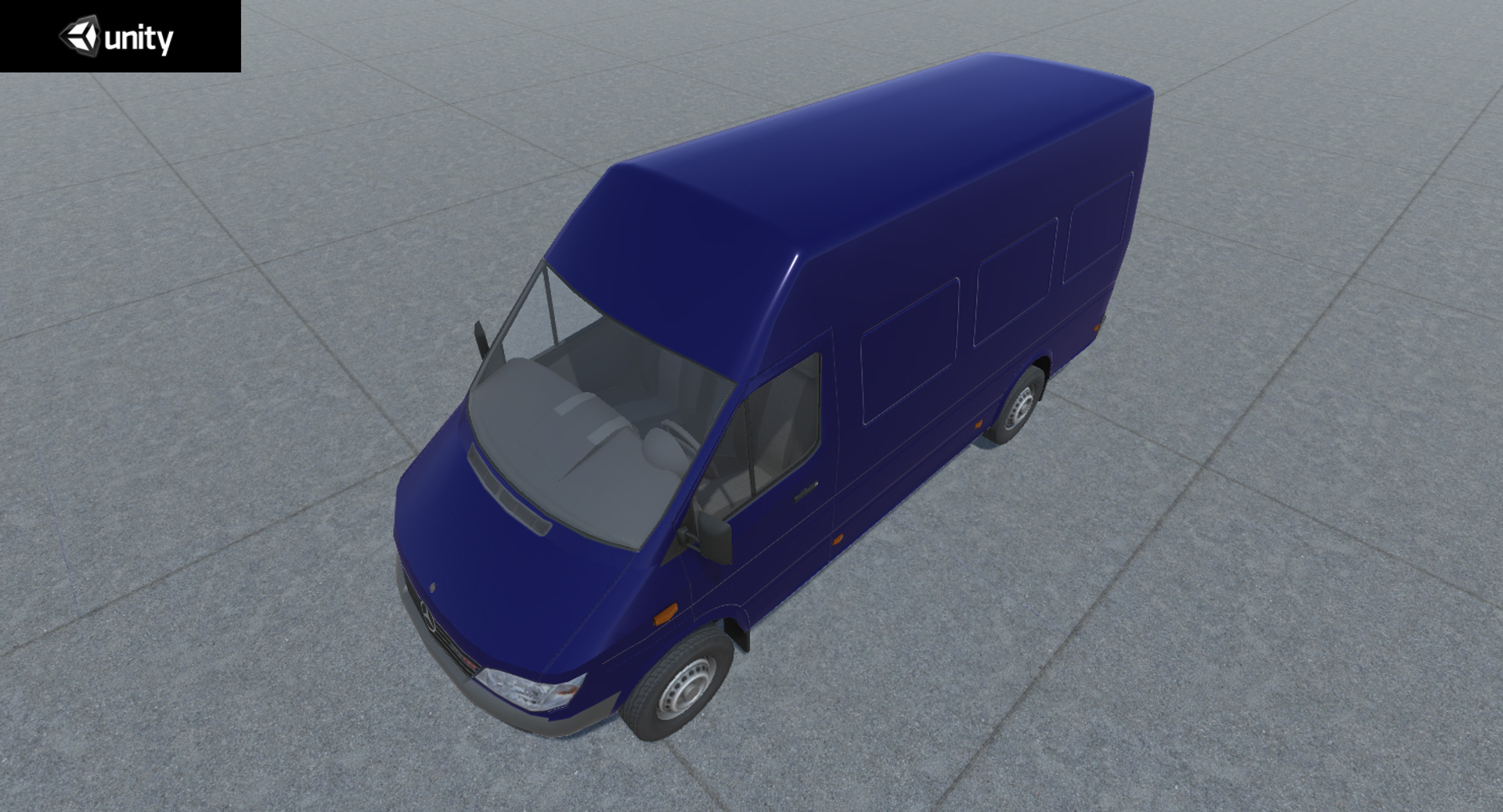 Mercedes Sprinter Cargo Van 3d 3ds