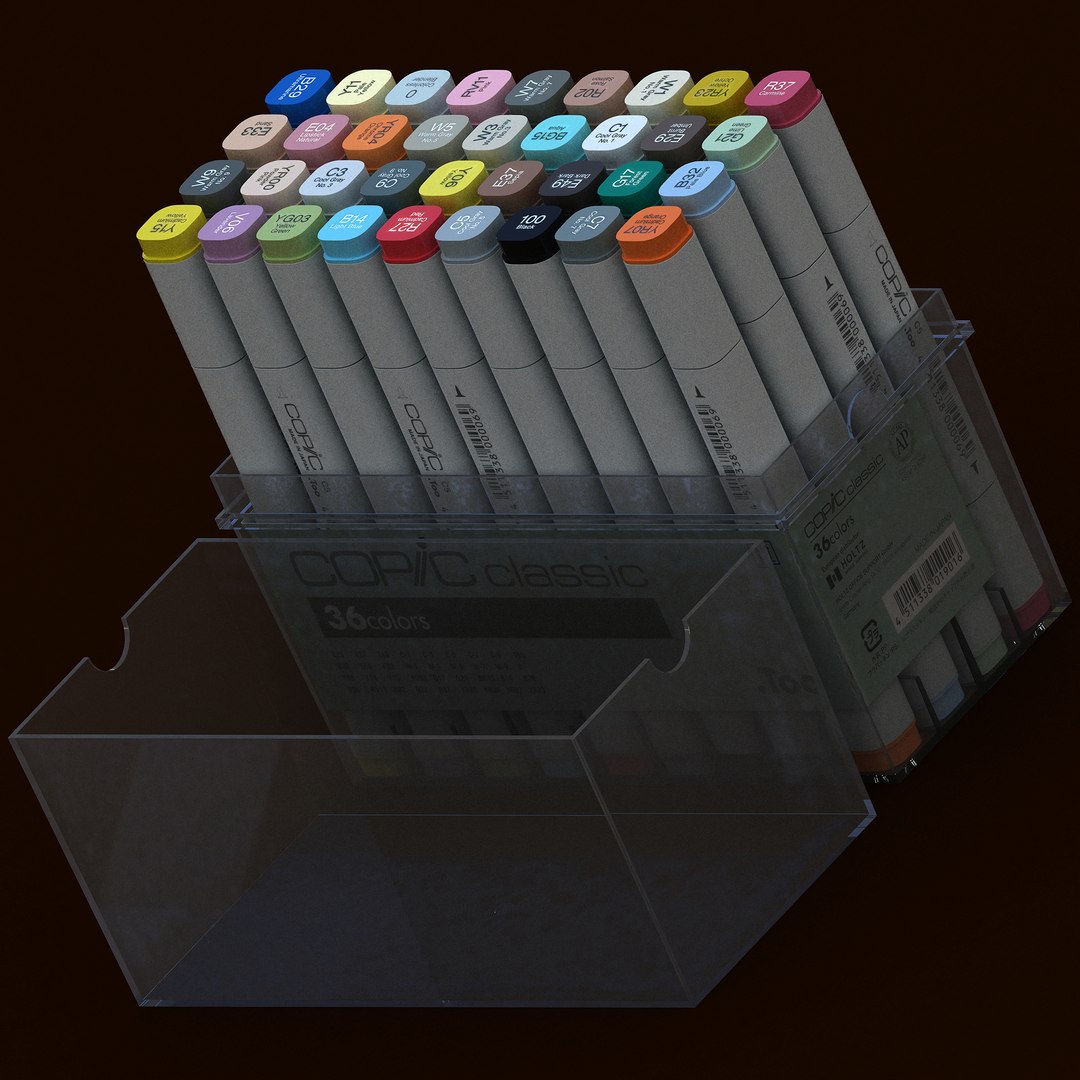 3D Copic Classic - TurboSquid 1495404