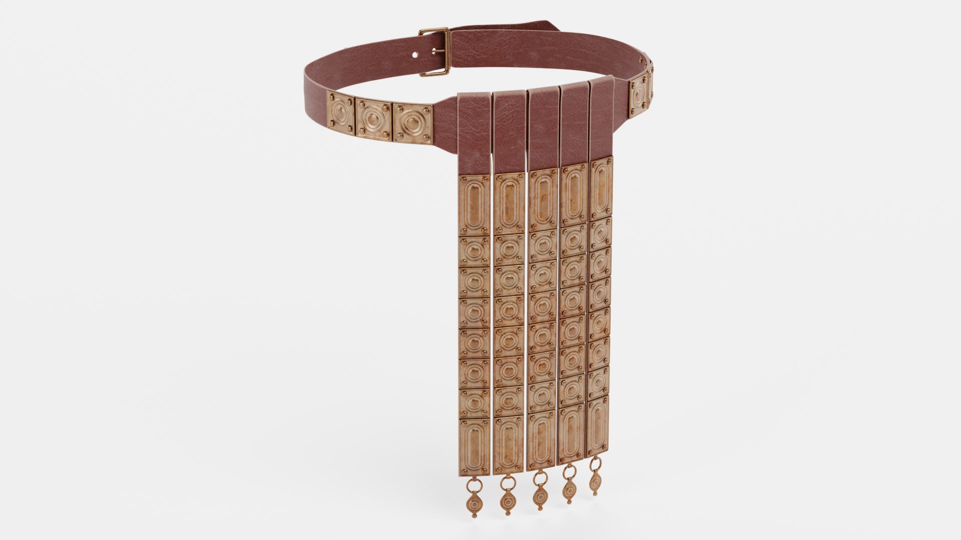 Roman Armor - Belt Old 3D Model - TurboSquid 1883285