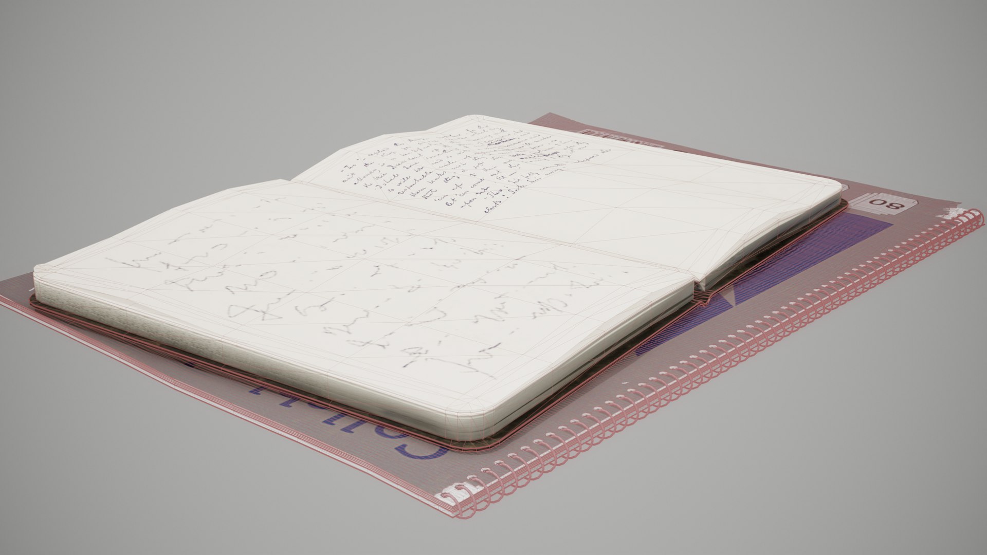 3D Notebooks Journals Model - TurboSquid 1551586
