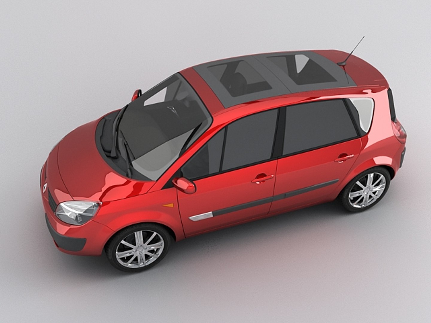 Renault Scenic Car 3d Fbx