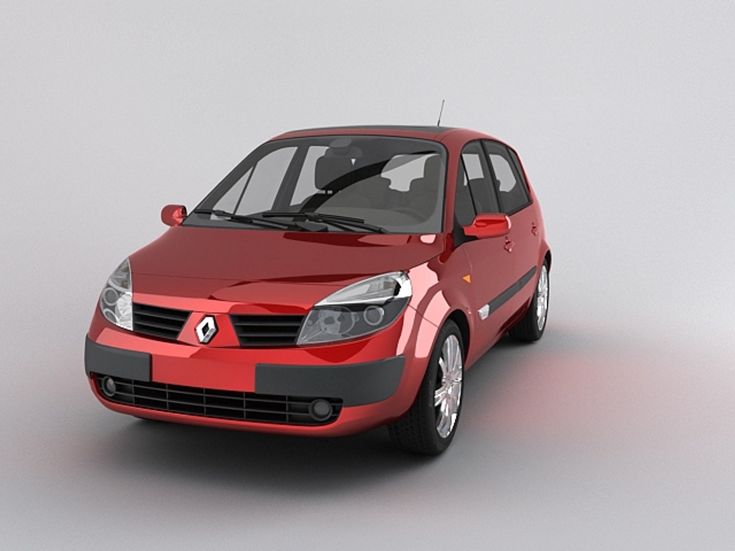 Renault Scenic Car 3d Fbx