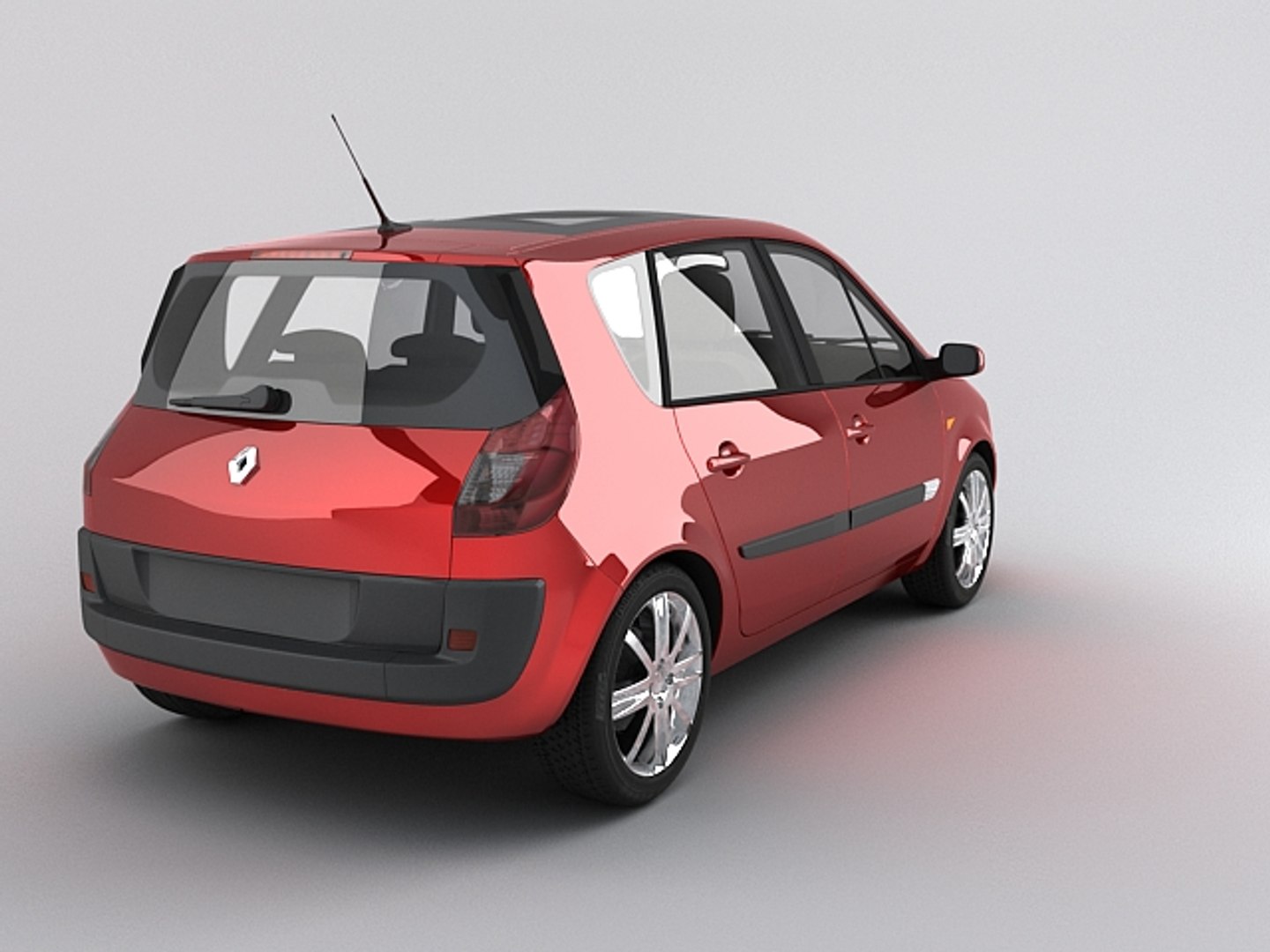 Renault Scenic Car 3d Fbx