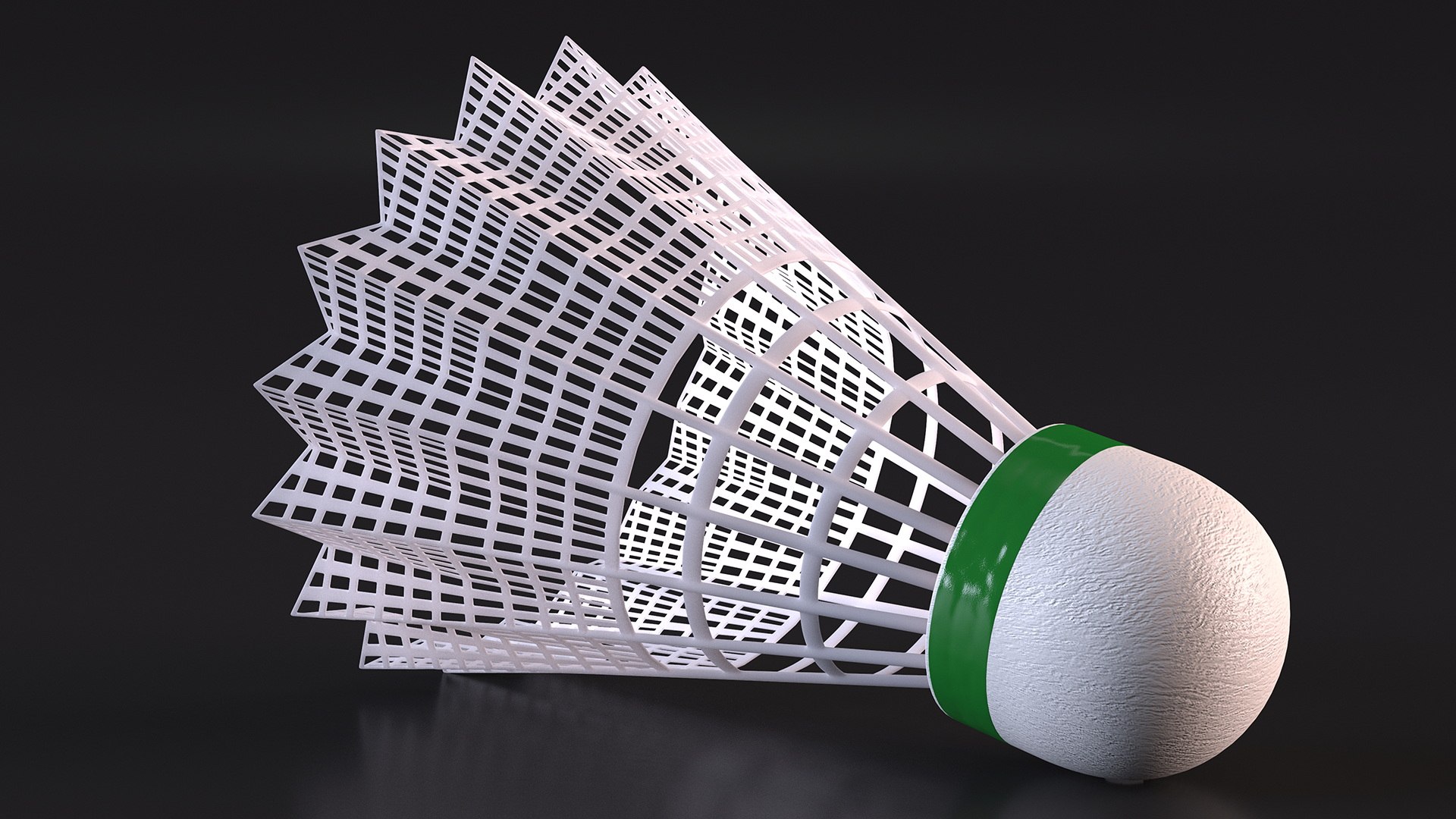 3D Plastic Shuttlecock Model - TurboSquid 2144495
