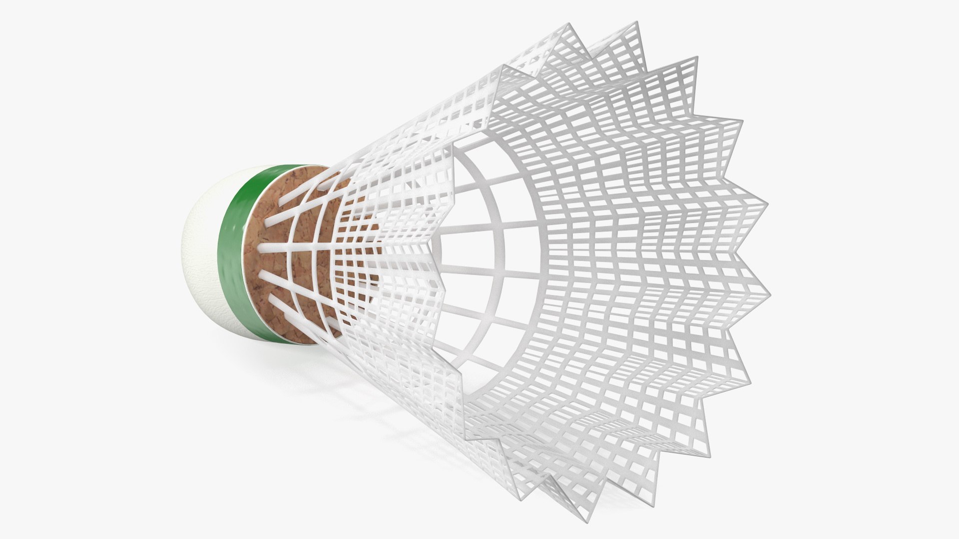 3D Plastic Shuttlecock model - TurboSquid 2144495