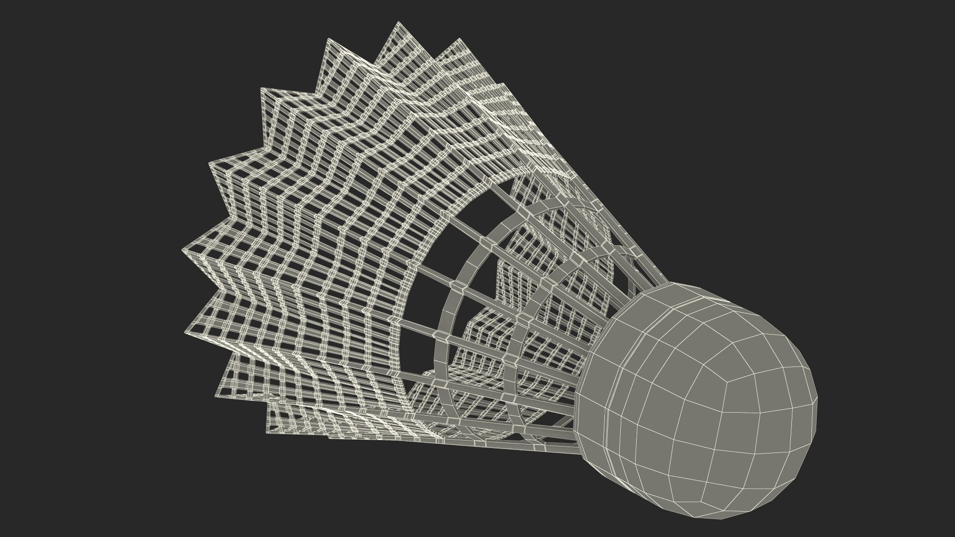 3D Plastic Shuttlecock model - TurboSquid 2144495