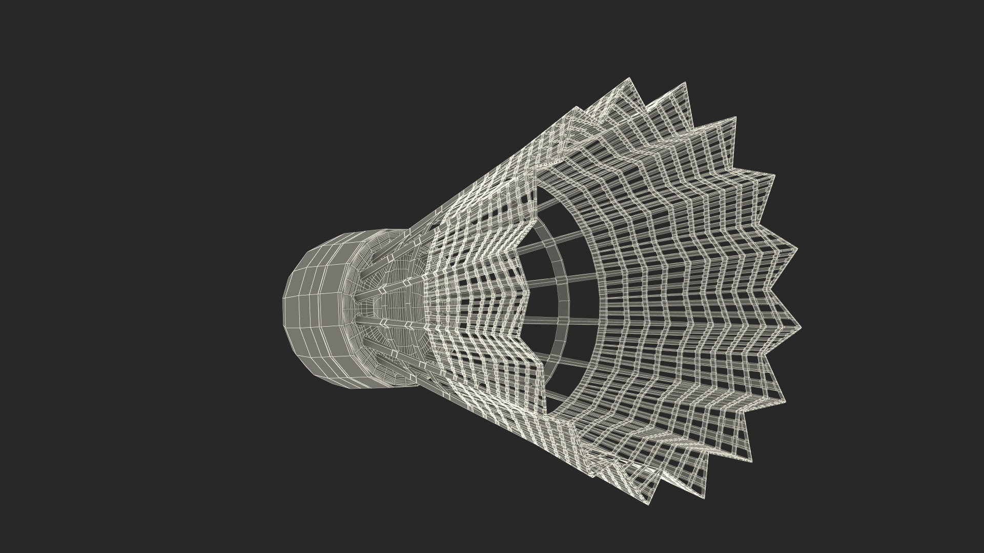 3D Plastic Shuttlecock Model - TurboSquid 2144495