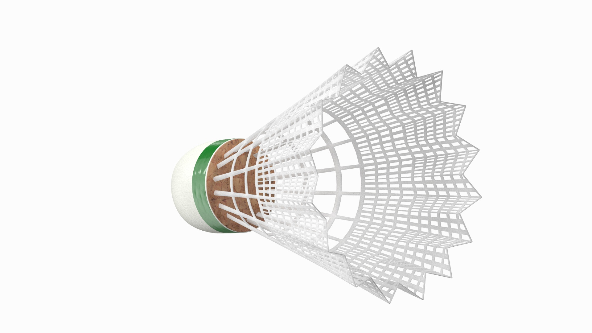3D Plastic Shuttlecock Model - TurboSquid 2144495