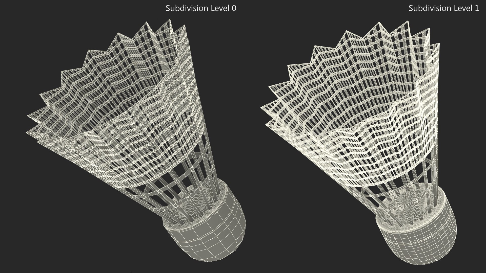3D Plastic Shuttlecock model - TurboSquid 2144495