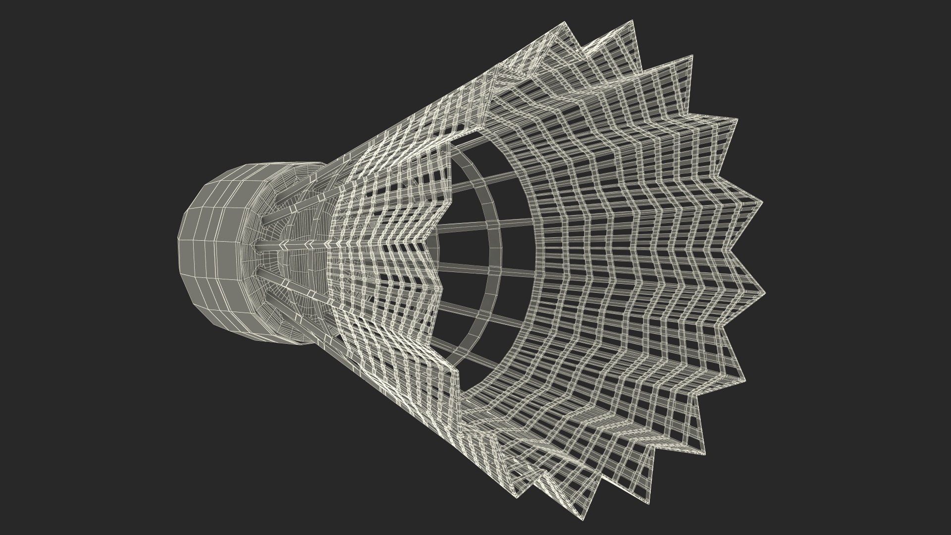 3D Plastic Shuttlecock model - TurboSquid 2144495