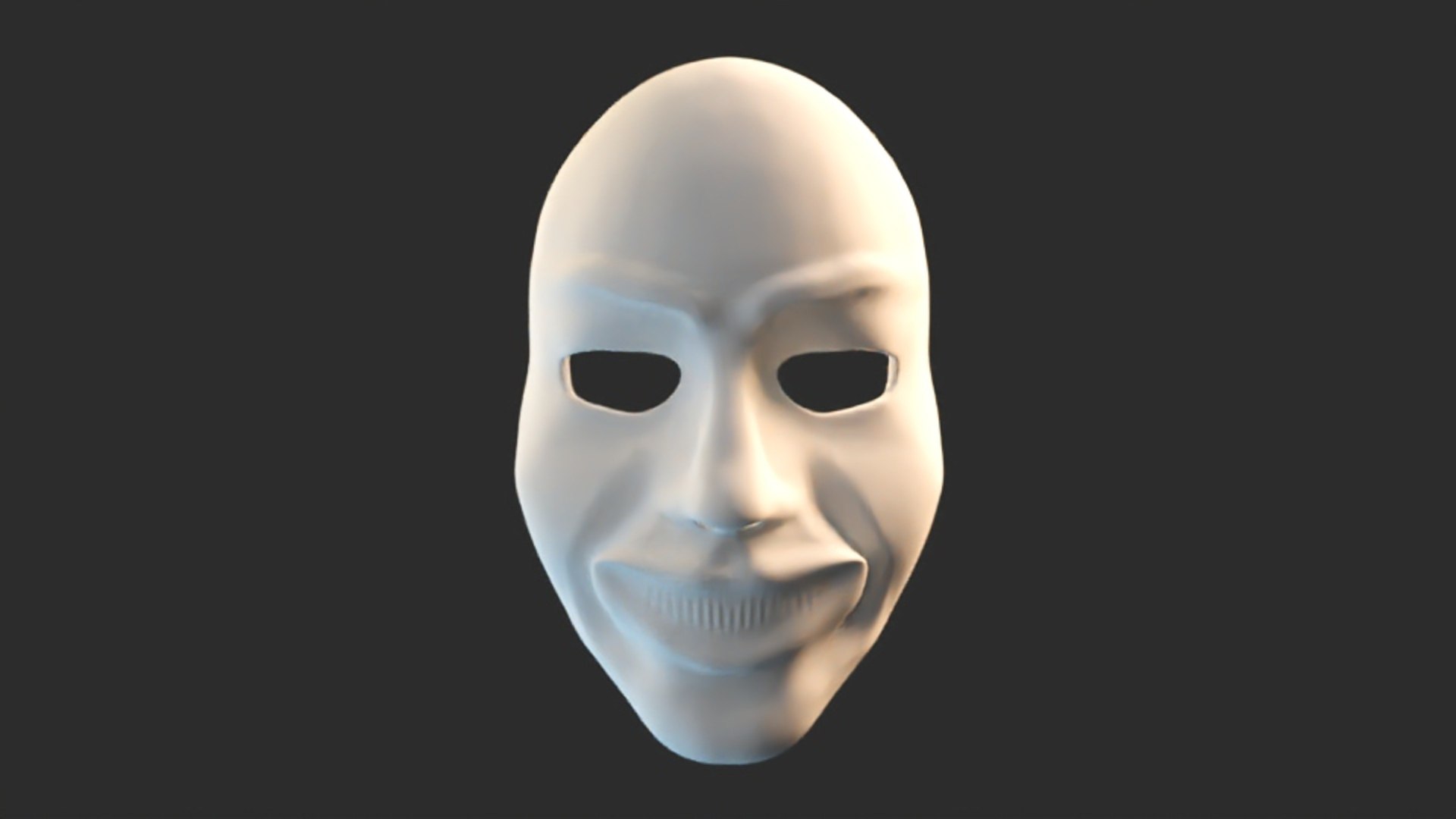 3D модель The Purge Mask Female Face - Purge Night Cosplay Mask 3D ...
