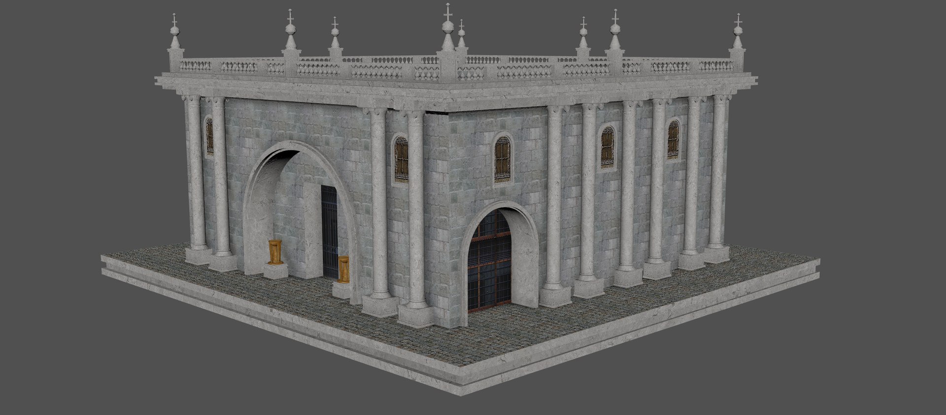 Free Ancient Building Temple 3D - TurboSquid 2351367