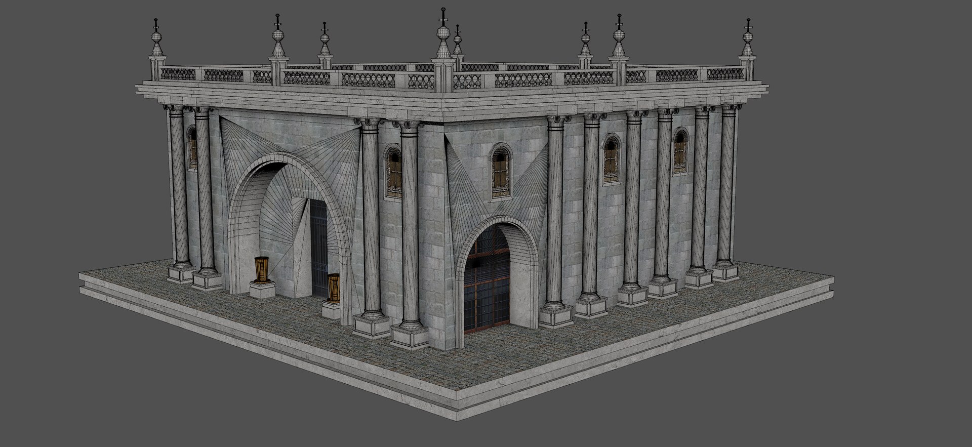 Free Ancient Building Temple 3D - TurboSquid 2351367