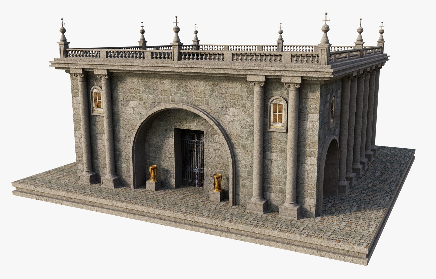 Free Ancient Building Temple 3D - TurboSquid 2351367